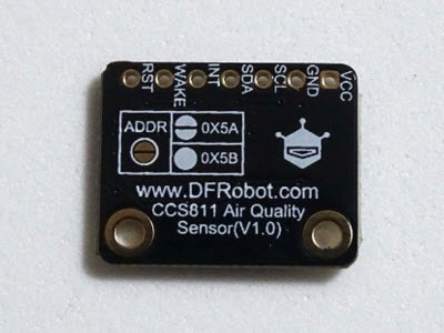 Getting Started with DFRobot’s CCS811 Air Quality Breakout